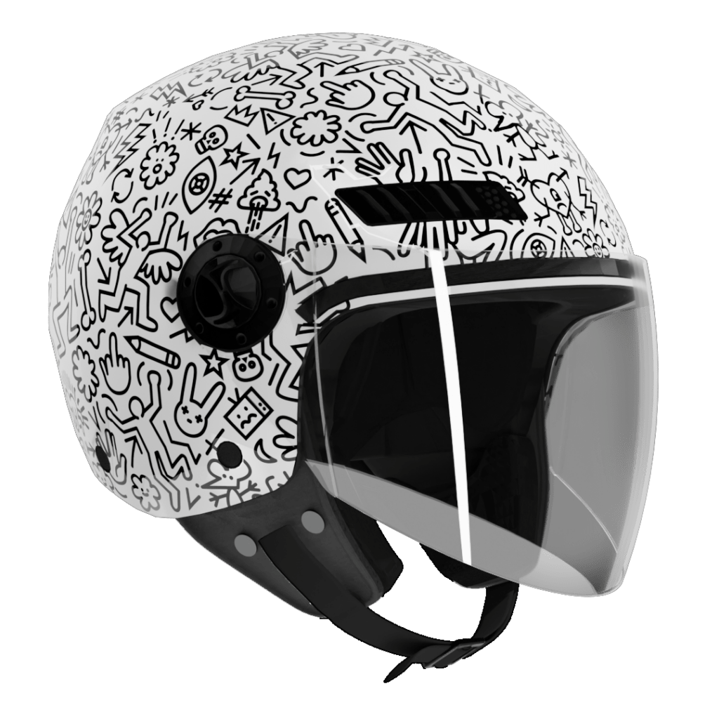 KIOTO DOODLE – Shiro Kask Türkiye